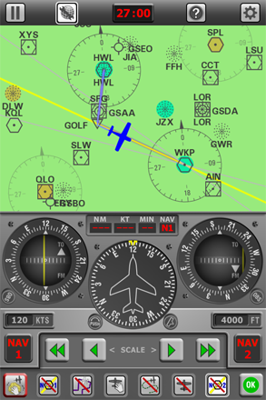 Radio Navigation Simulator by Digital Aviation, for iPad, iPhone, iPod